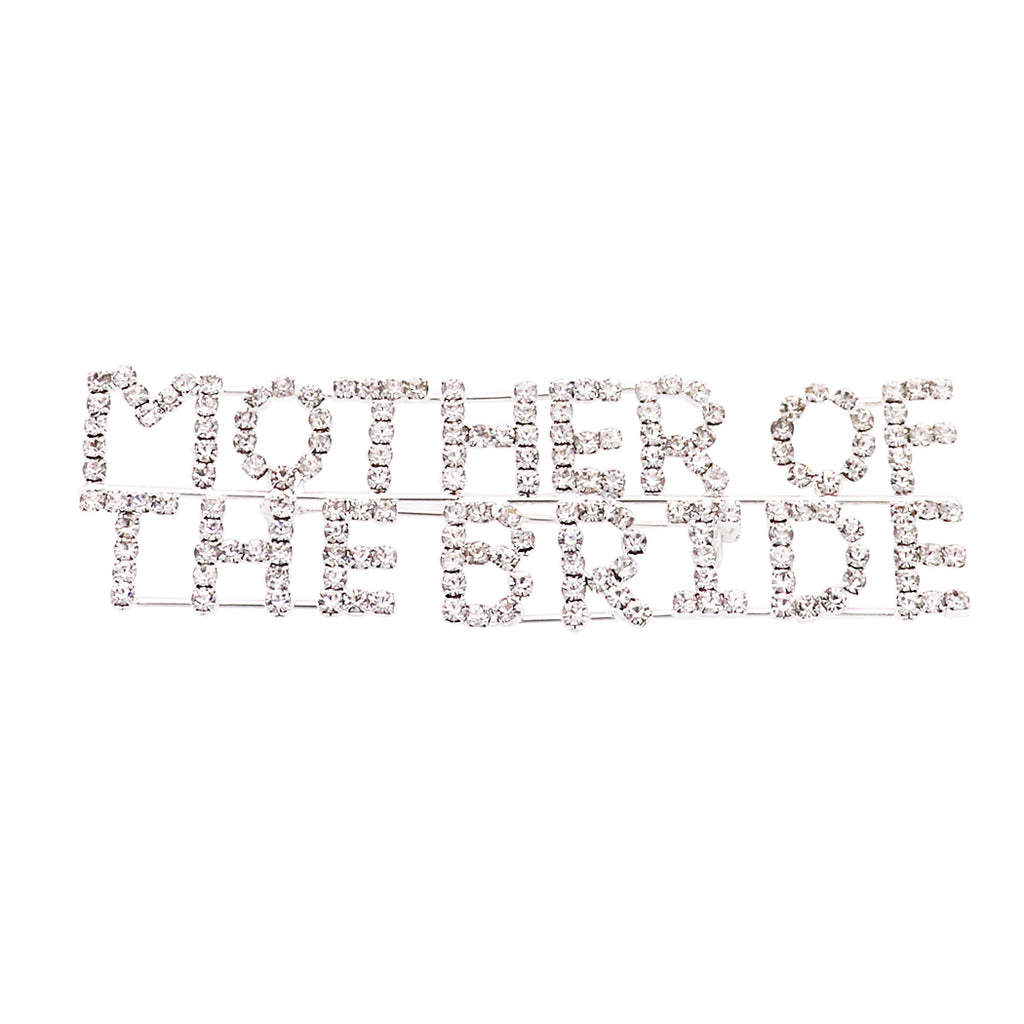 Sparkling Rhinestone Mother of The Bride Pin Brooch – Rosemarie Collections