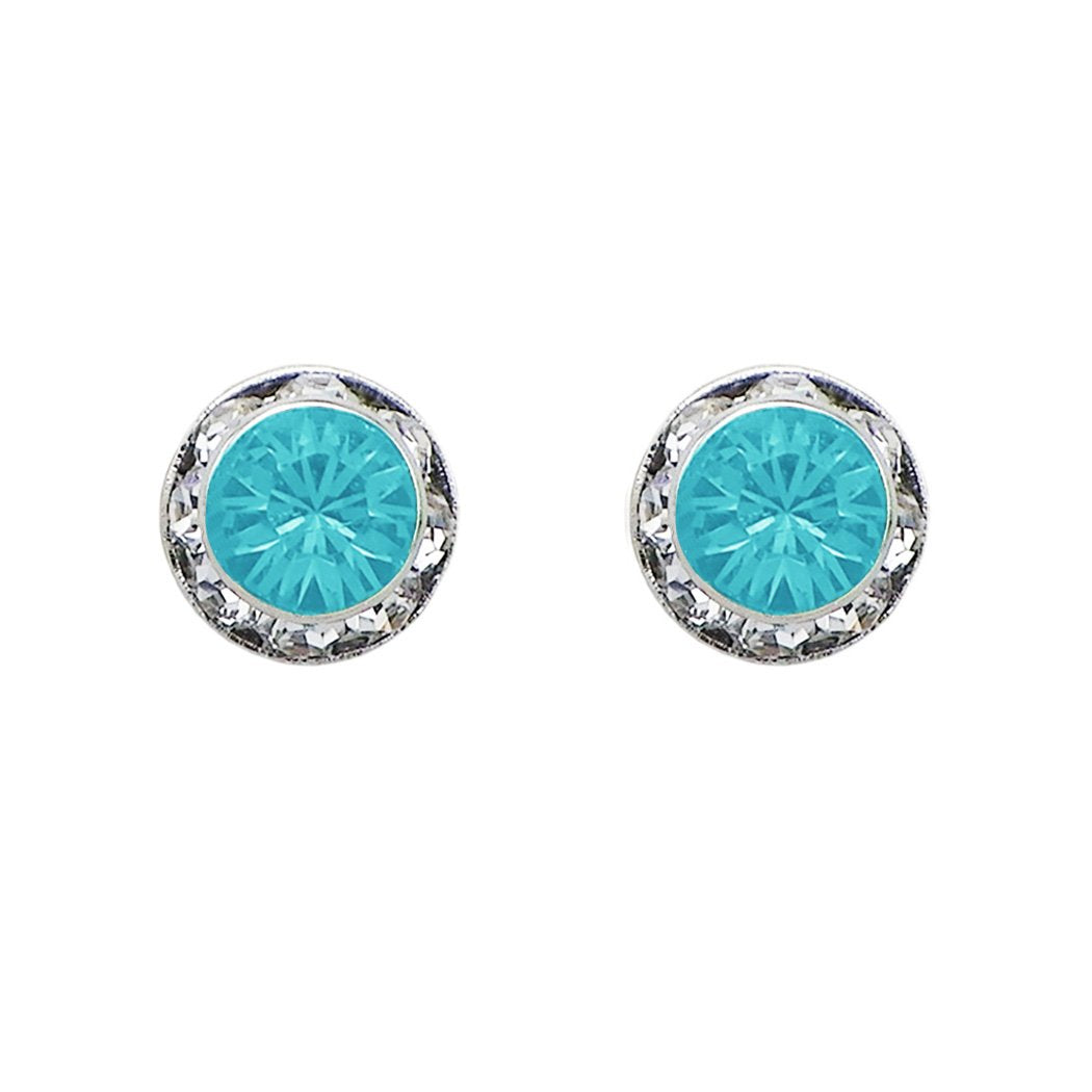 Stunning And Colorful Hypoallergenic Post Back Stud Birthstone Earring Rosemarie Collections